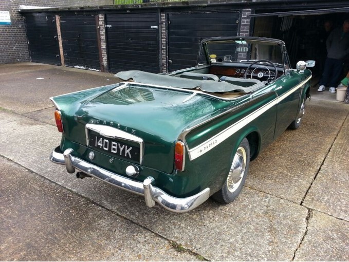 Sunbeam Rapier Owners Club - Series Car For Sale to Members'